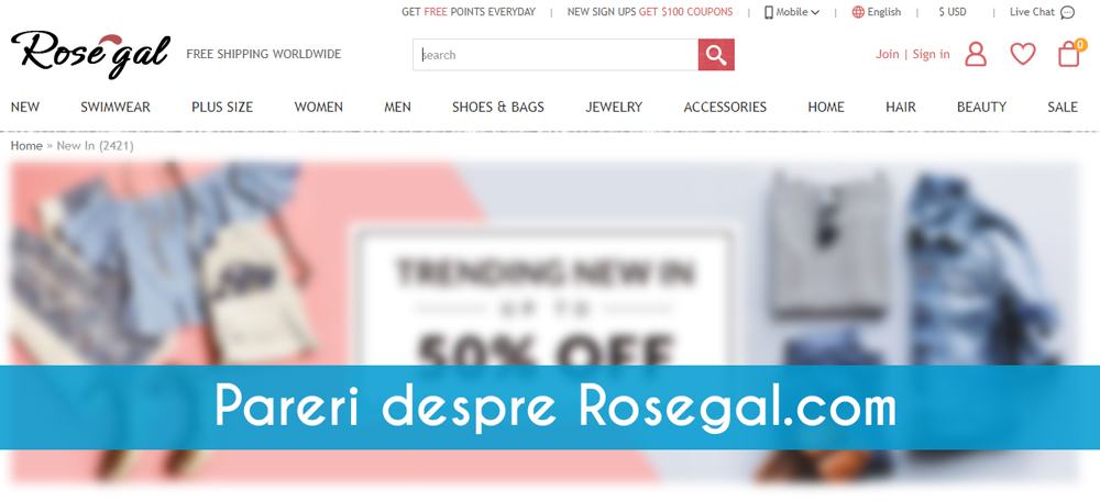 Am cumpărat de pe rosegal.com - iată primele impresii și procedura